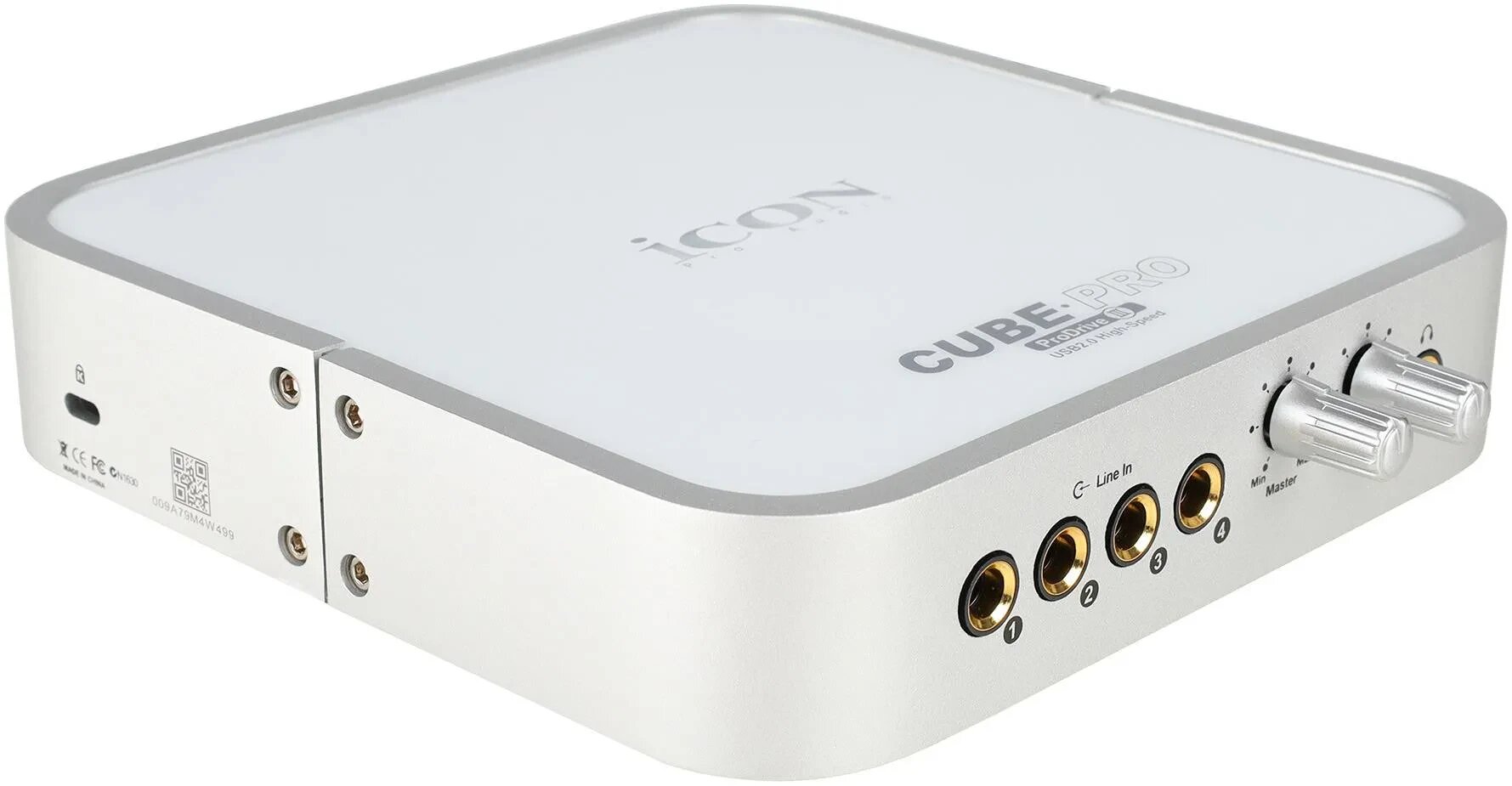 Аудиоинтерфейс Icon Cube Pro 24 бит/192 кГц, 4x4 линейных балансных, USB 2.0, выход для наушников