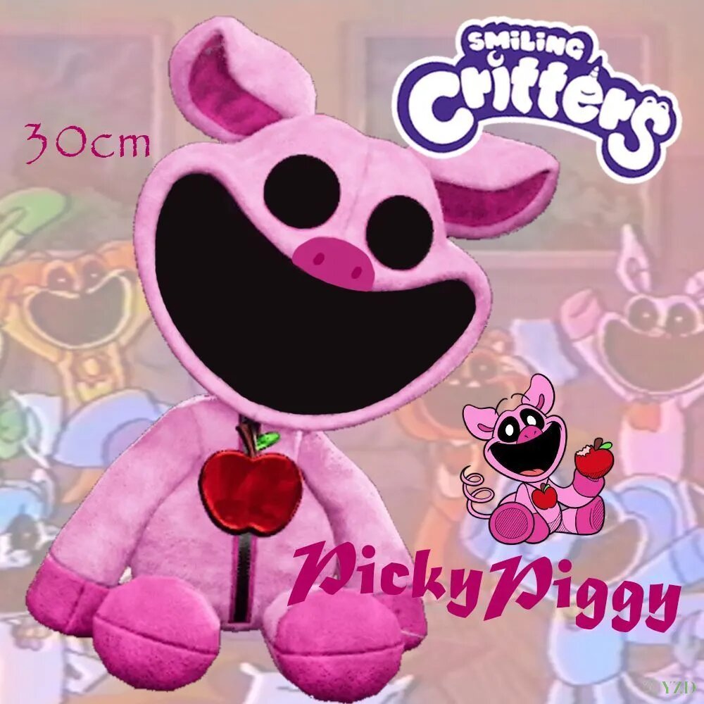 Мягкая игрушка, Poppy playtime 3, smiling critters cartoon, PickyPiggy