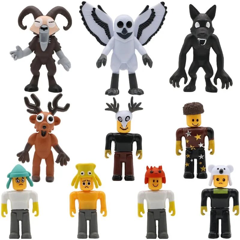 Фигурка роблокс roblox 99 ночей в лесу 10шт