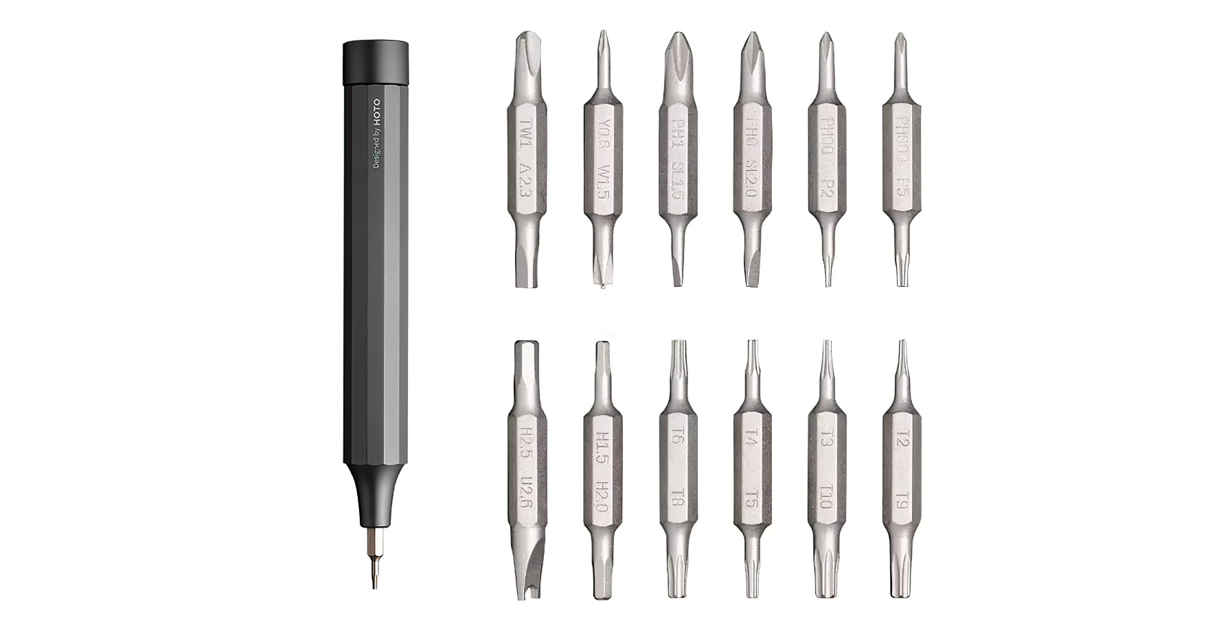Отвертка Hoto Precision Screwdriver Kit 24 in 1 Grey (QWLSD004)