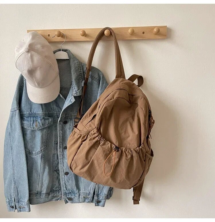 Рюкзак женский Khaki складной, повседневный