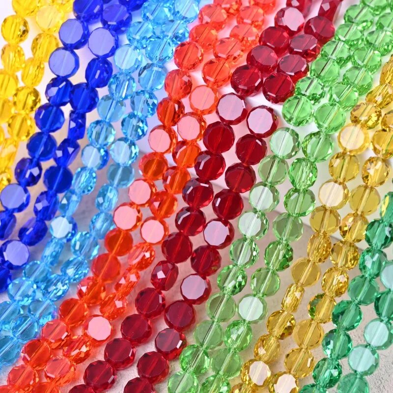 Бусины Small Bridge Aurora Glass 6mm-90-95pcs, YBBLZ-30