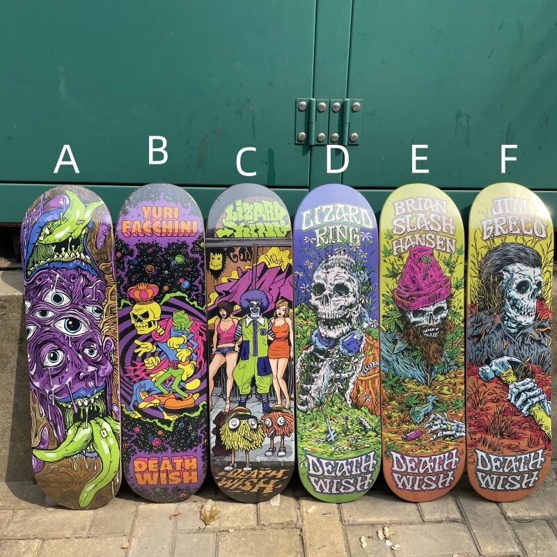 Wish Skateboard Deck 7.75-8.5 inch B 8.0 INCH DECK