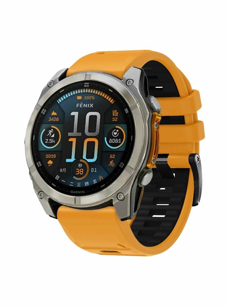 Сменный ремешок для Garmin Fenix 8 51mm ремешок силикон для Garmin Fenix8 47mm
