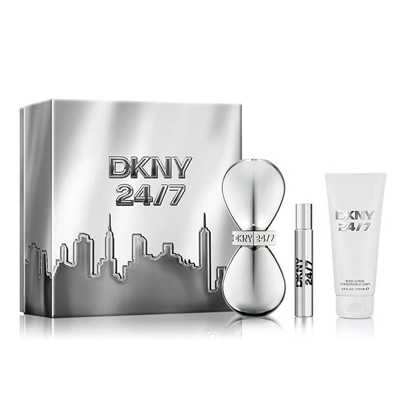 Набор Donna Karan DKNY 24 7 (парфюмерная вода + парфюмерная вода + лосьон для тела) 100 мл + 15 мл + 100 мл / дкни 24 7