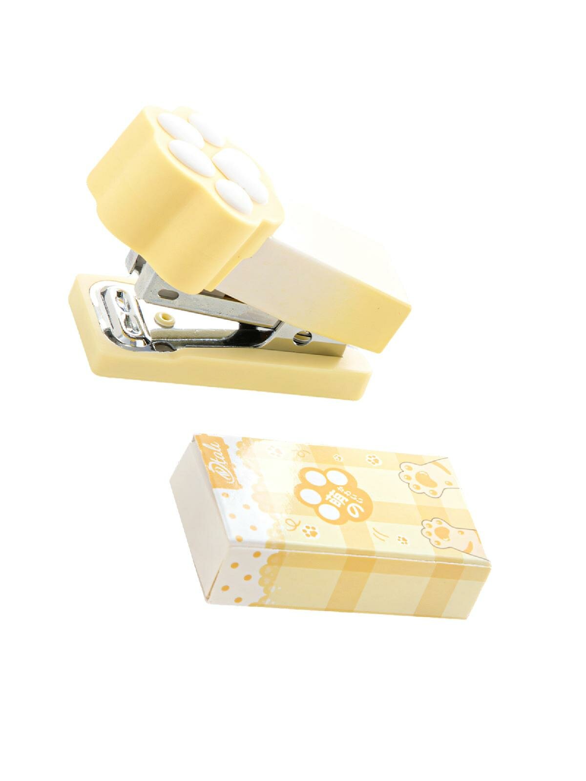 Мини-степлер Cute Cats Paws в форме кошачьих лапок для канцелярских принадлежностей в офисе и школе