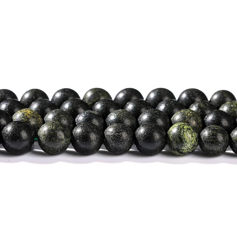 6 8 10 мм натуральный камень русская змеевидная бусина круглая свободная разделительная бусина для изготовления ювелирных изделий Diy ожерелье браслет аксессуар