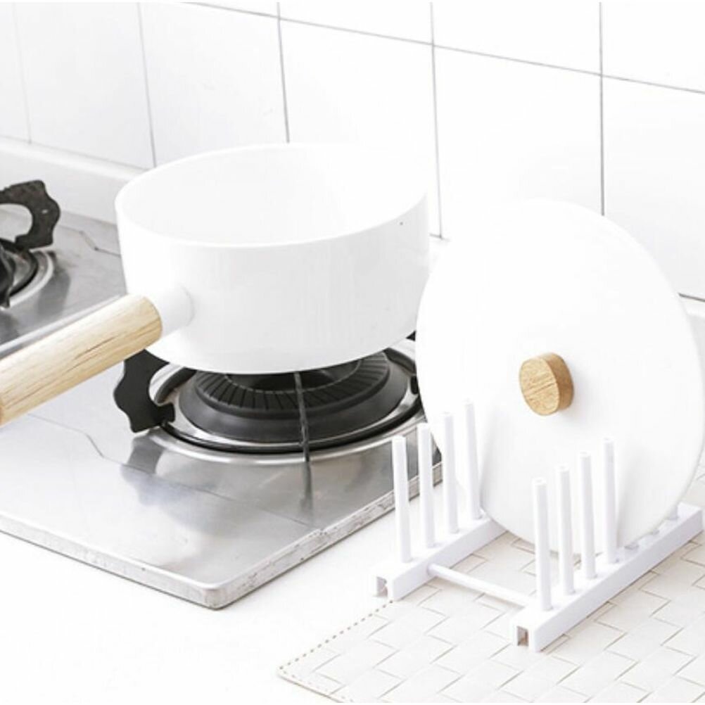 2 Штуки Держателей Для Тарелок, Из Abs-Пластика, Для Удобного Хранения