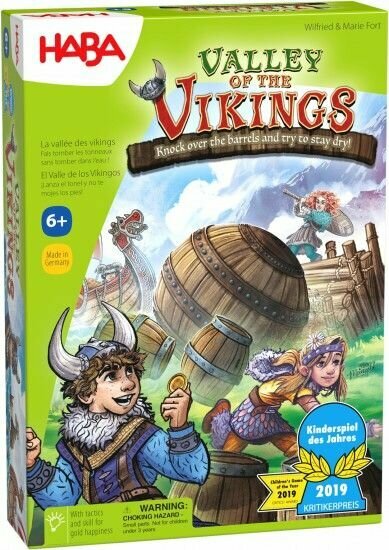 Детская настольная игра Haba - Долина викингов, на ловкость и тактику, от 6 лет - 304698