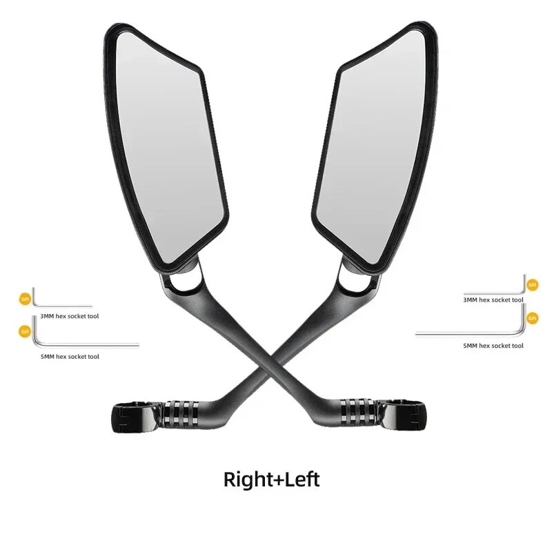 Велосипедное зеркало ROCKBROS Right+Left, Цвет: A pair