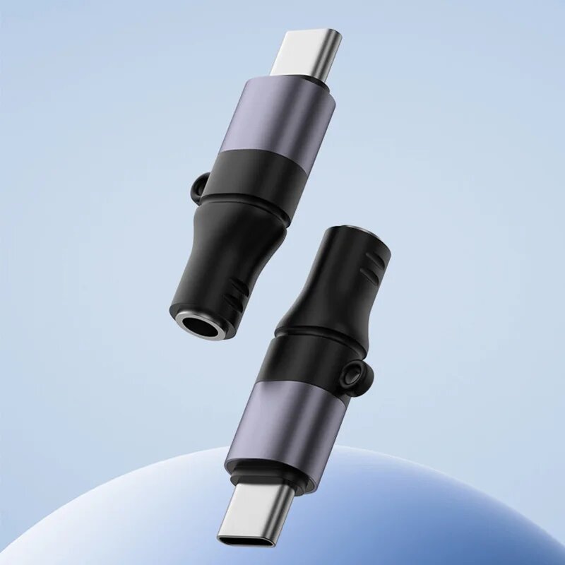 Адаптер для наушников Mini USB Type-C на 3,5 мм Jack, USB-C на 3,5 мм AUX аудиоадаптер для iPhone 17, 16, 15, Samsung, Huawei, Xiaomi
