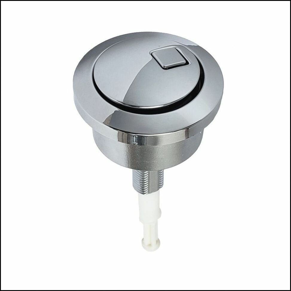 Кнопка смыва Geberit двухрежимная хром, запасная арматура для бачка унитаза Duravit, Laufen, Jacob Delafon и других моделей