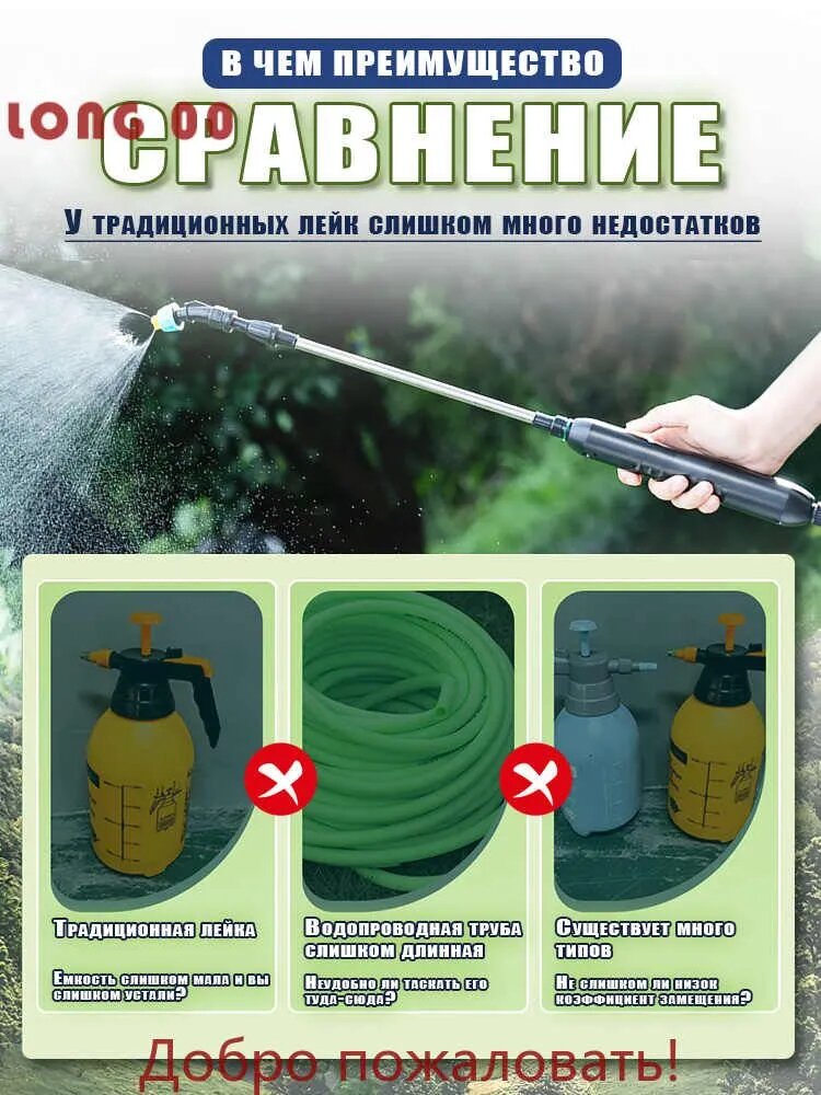 Опрыскиватель садовый аккумуляторный