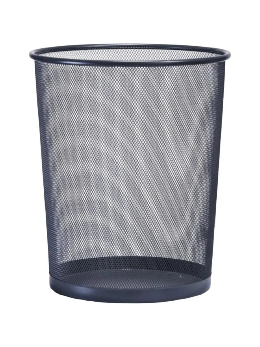 Стильная металлическая корзина для мусора 12,3 л