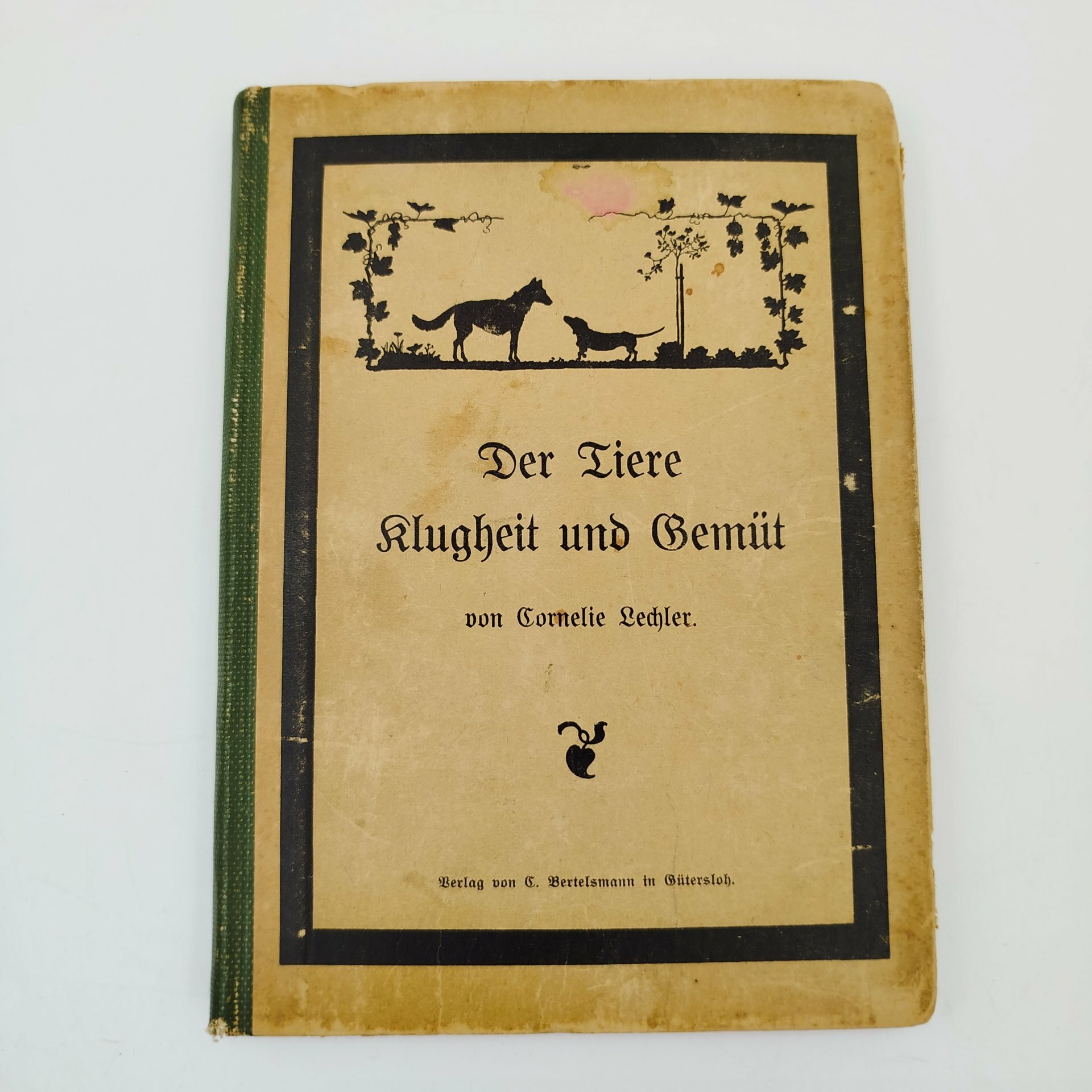 Книга «Der Tiere Klugheit und Gemüt» (Ум и нрав животных: книга для маленьких и больших любителей животных)