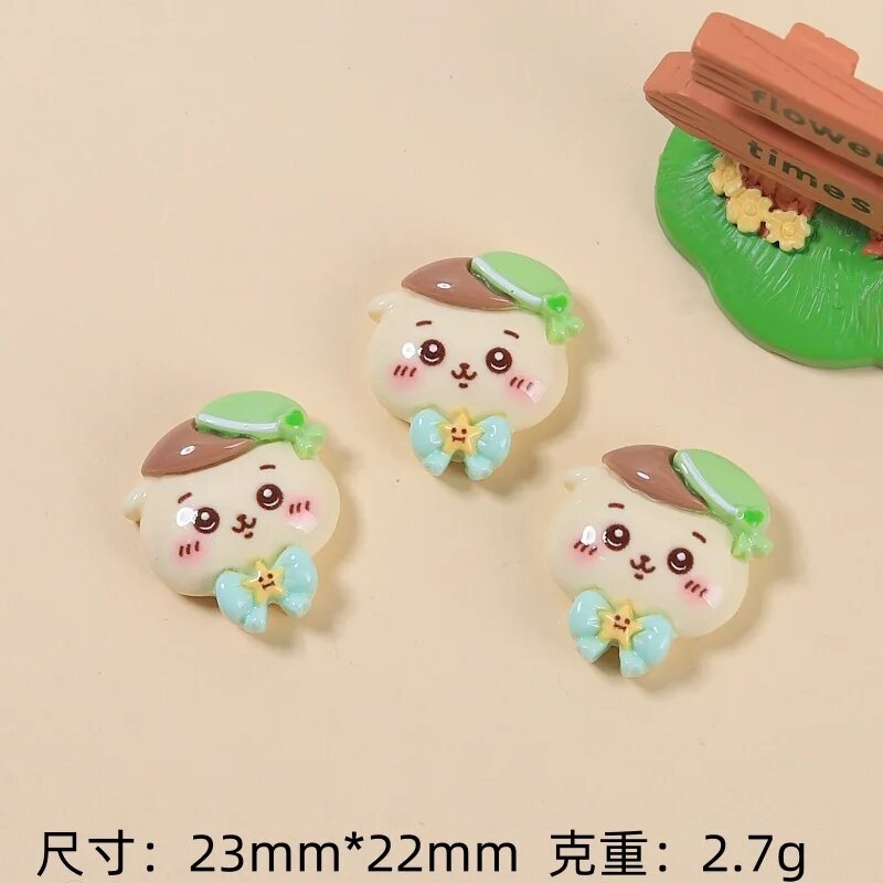 Мультяшные фигурки JXLOVEWJ из смолы, набор из 10 штук 6 green