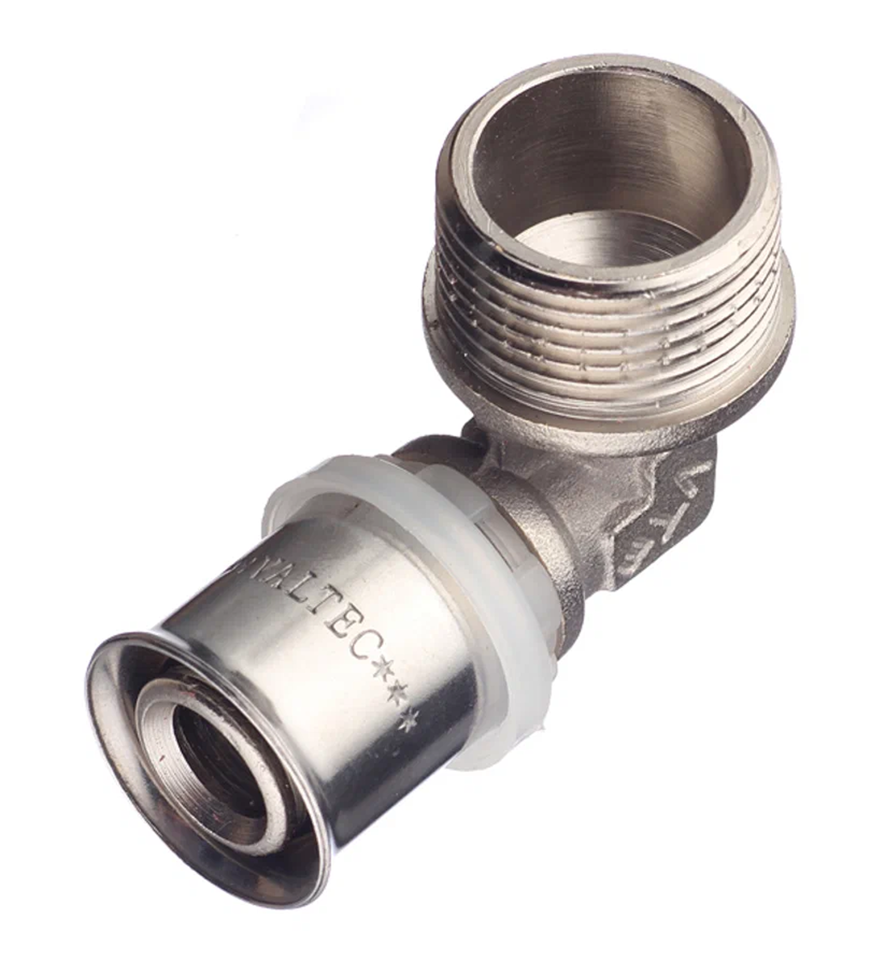Сантехнический уголок VALTEC VTm.253. N.002005, латунь, пресс-соединение, металлопластик