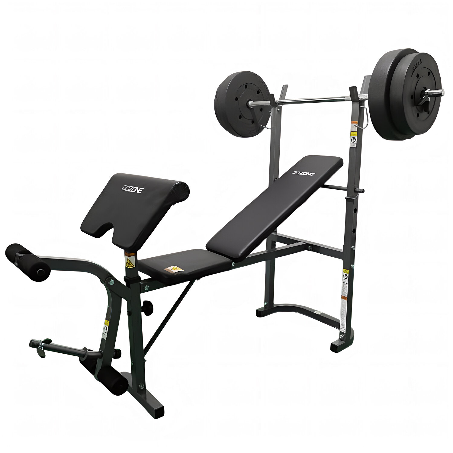 DFC Скамья под штангу с опциями DFC GOZONE GZE-2201 со штангой и дисками в комплекте