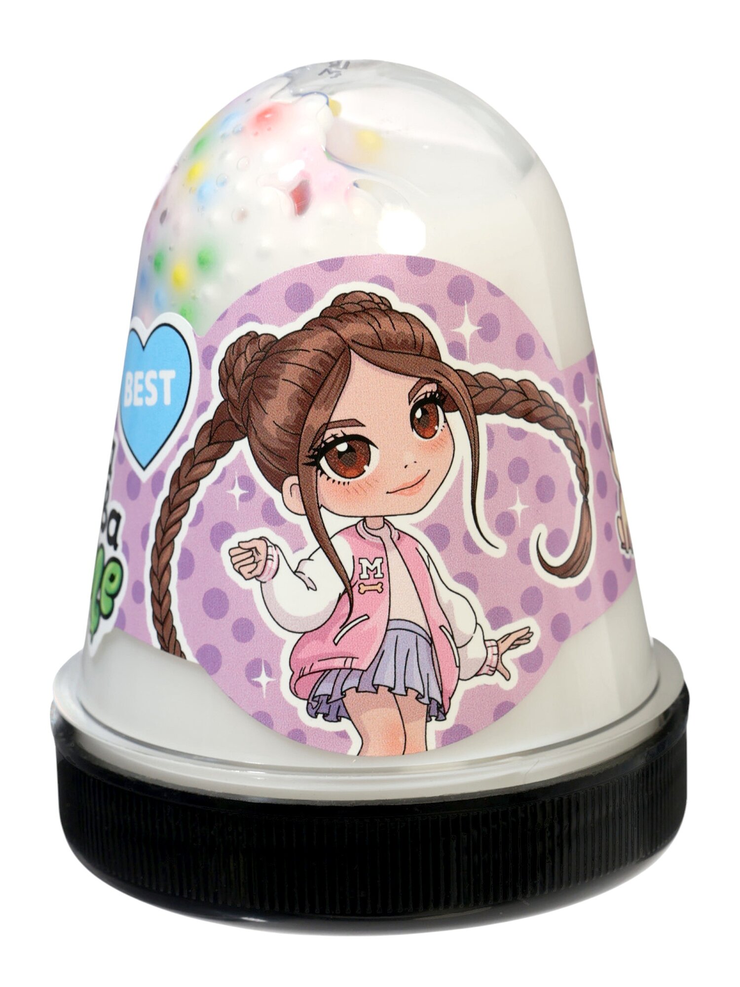 Слайм «Милана Хаметова», белый, капсула, 130 г