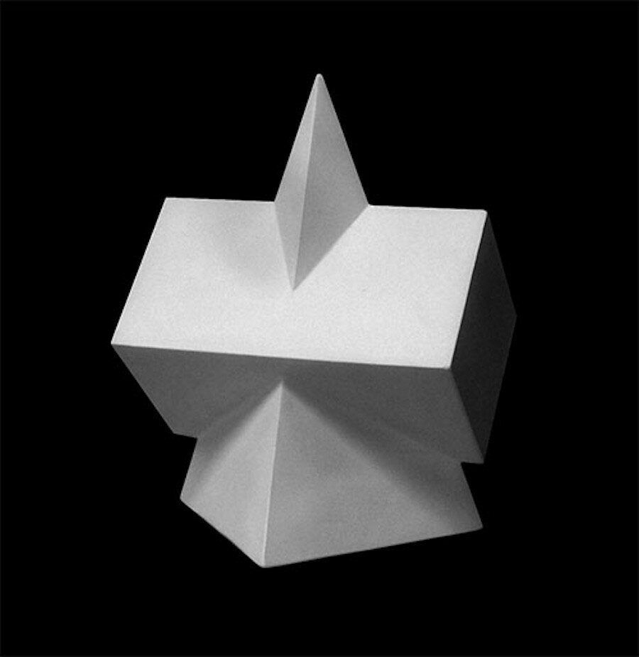 Геом. фигура Сечение Параллелепипеда в Пирамиде (h=20), Экорше, артикул 30-319