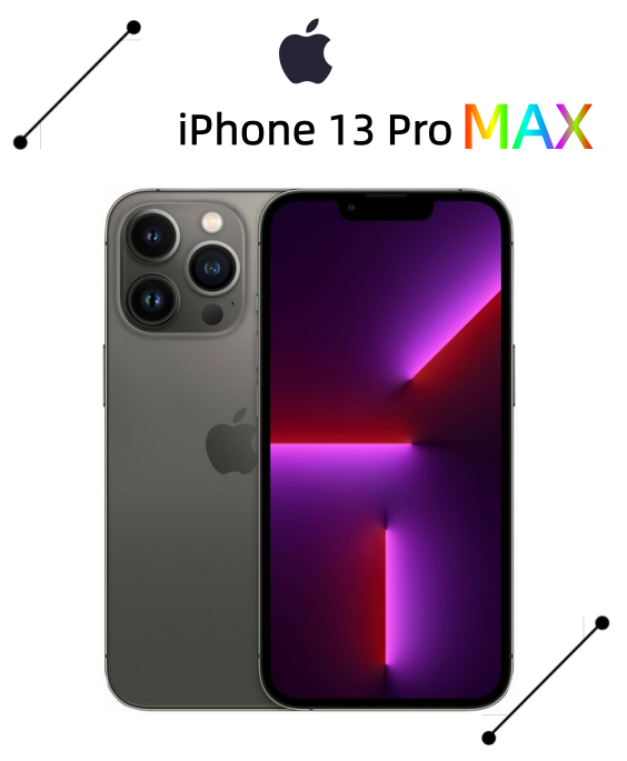 Смартфон Apple iPhone 13 Pro Max 256 ГБ, NFC, экран 6.7, черный, nano SIM