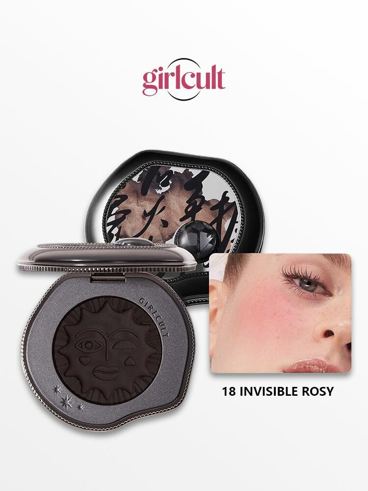 Румяна для лица GIRLCULT Hydrating Glossy Lipstick - #18 Invisible Rosy для губ увлажняющий глянцевый оттенок 18 невидимый розовый