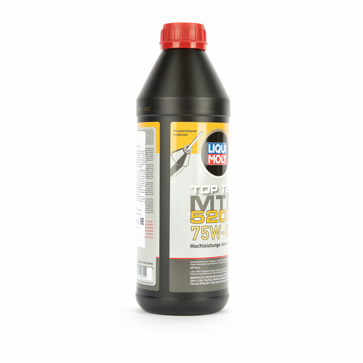 Масло Трансмиссионное Liqui Moly Top Tec Синтетическое 75W-80 1Л.(Liqui Moly 20845)