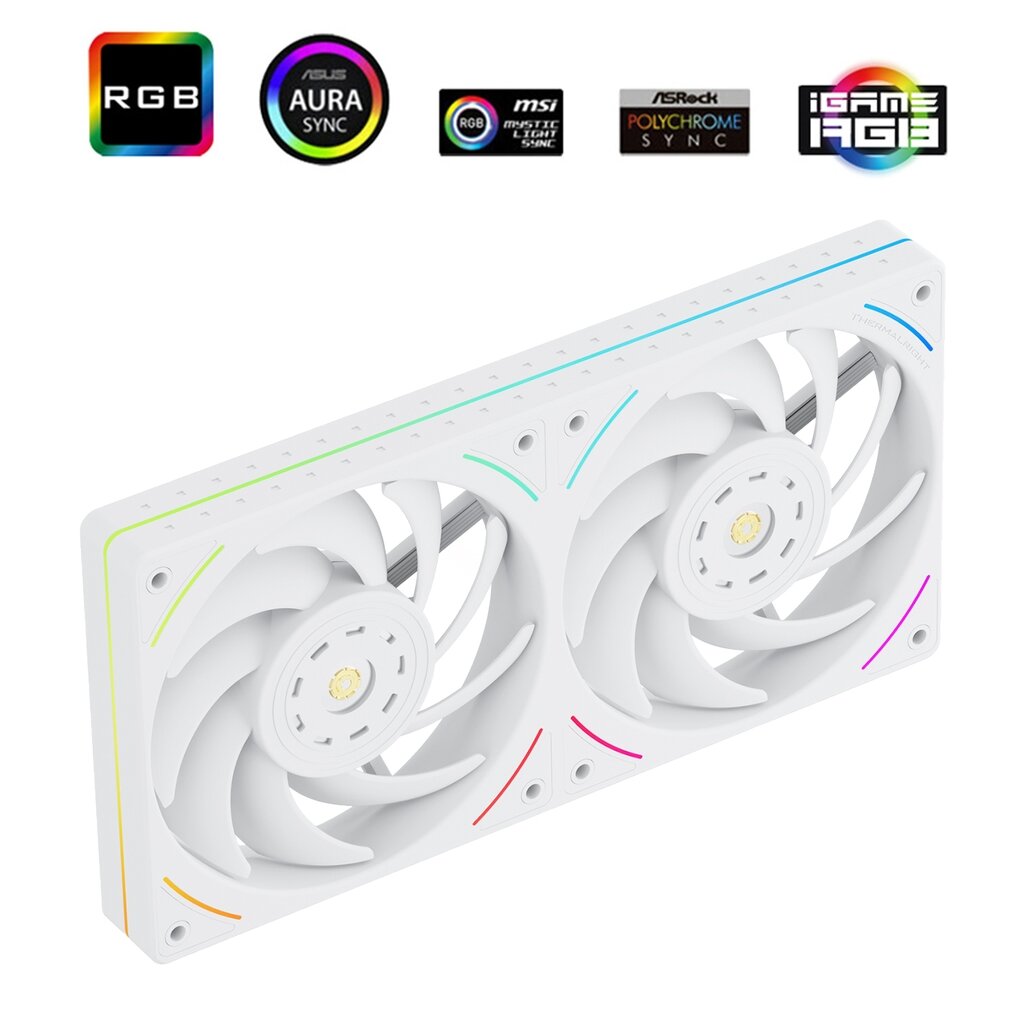 Комплект вентиляторов для корпуса (моноблок) Thermalright TL-UB24W / ARGB / PWM / TRTLUB24W