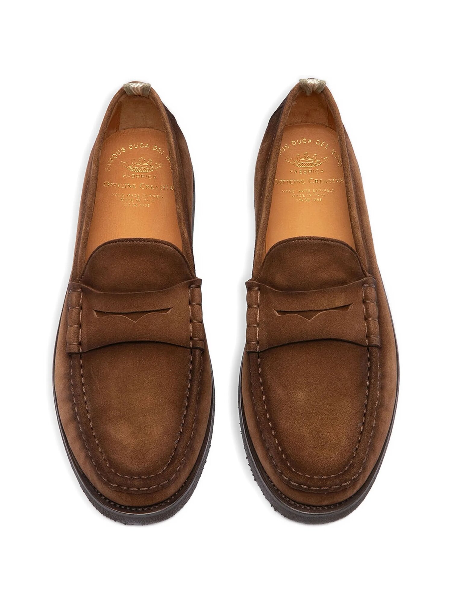Лоферы Officine creative Panelled leather loafers, размер 41 — фото 1