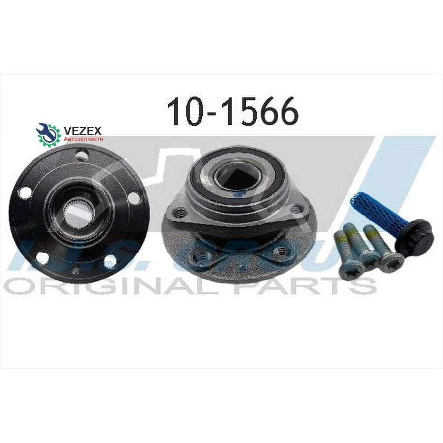 IJS GROUP 101566 к-кт подшипника ступицы! передней\ Audi A3, VW Golf VII, Skoda Octavia 1.2-2.0 12>