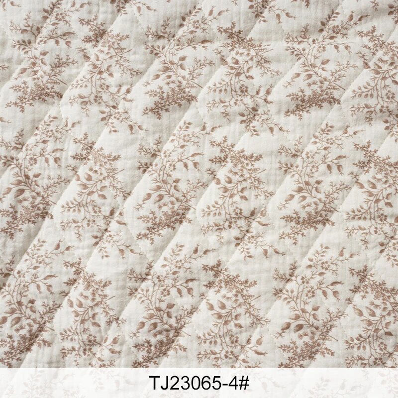 Стеганая хлопковая ткань бежевая 200x135cm, Цвет: 4