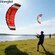Кайт Sportzone для параглайдинга Черный, красный и белый, для начинающих и опытн...