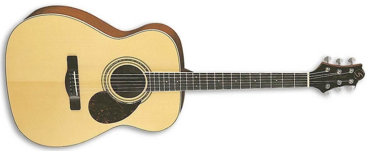 Greg Bennett OM5 Акустическая гитара, корпус ель и красное дерево, гриф клен, накладка палисандр, цвет натуральный