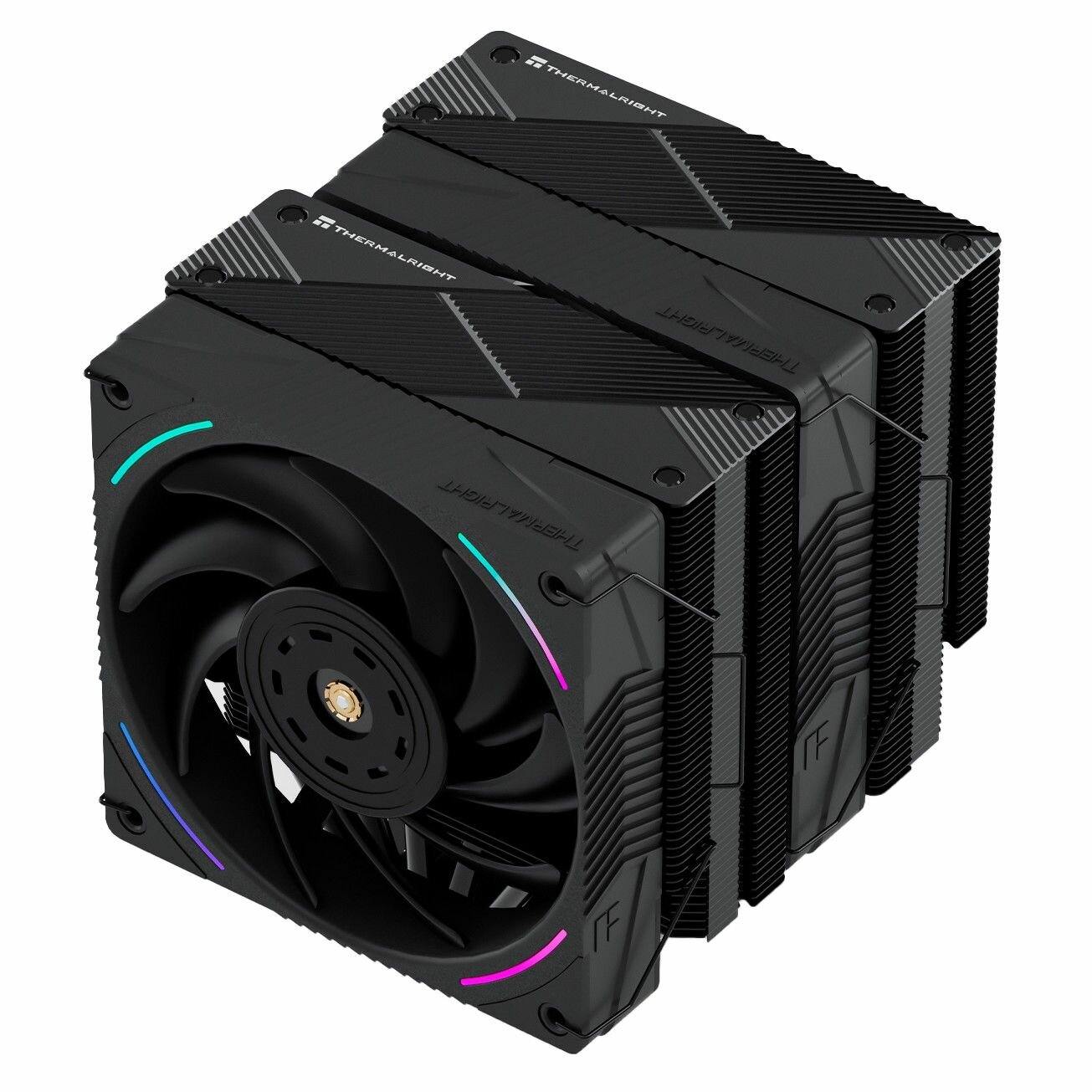 Thermalright Вентиляторы Кулер Phantom Spirit 120 EVO LGA115X 1200 1700 2011 2066 AM4 AM5 Dual Tower, 2x120mm ARGB PWM Fan, медное основание, 7 тепл. трубок 6мм TRPS120EVO