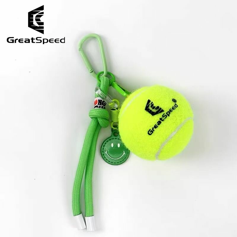 Теннисный брелок-подвеска GreatSpeed, веревочное украшение, оригинальный подарок