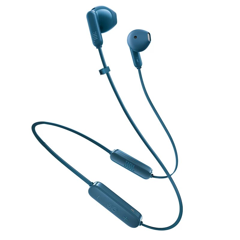 JBL TUNE235BT Беспроводные наушники с шейным ремешком, 30 часов автономности, синие, вкладышные для спорта и