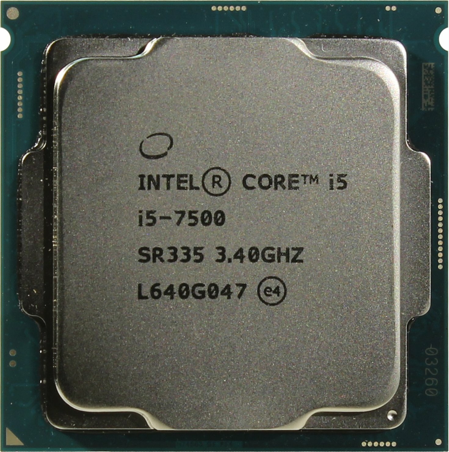 Intel Core i5-7500 3.4 GHz/4core/SVGA HD Graphics 630/1+6Mb/65W/8 GT/s LGA1151