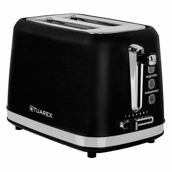Тостер Tuarex TK-6004 (90599) черный/стальной