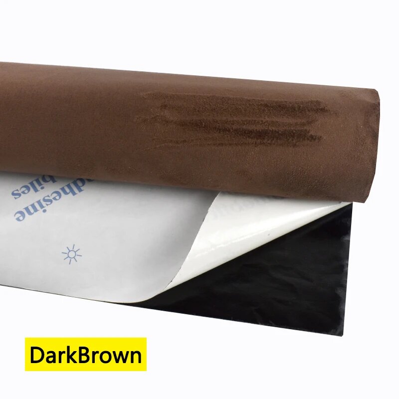 Самоклеящаяся замша DarkBrown 20*30/70 см