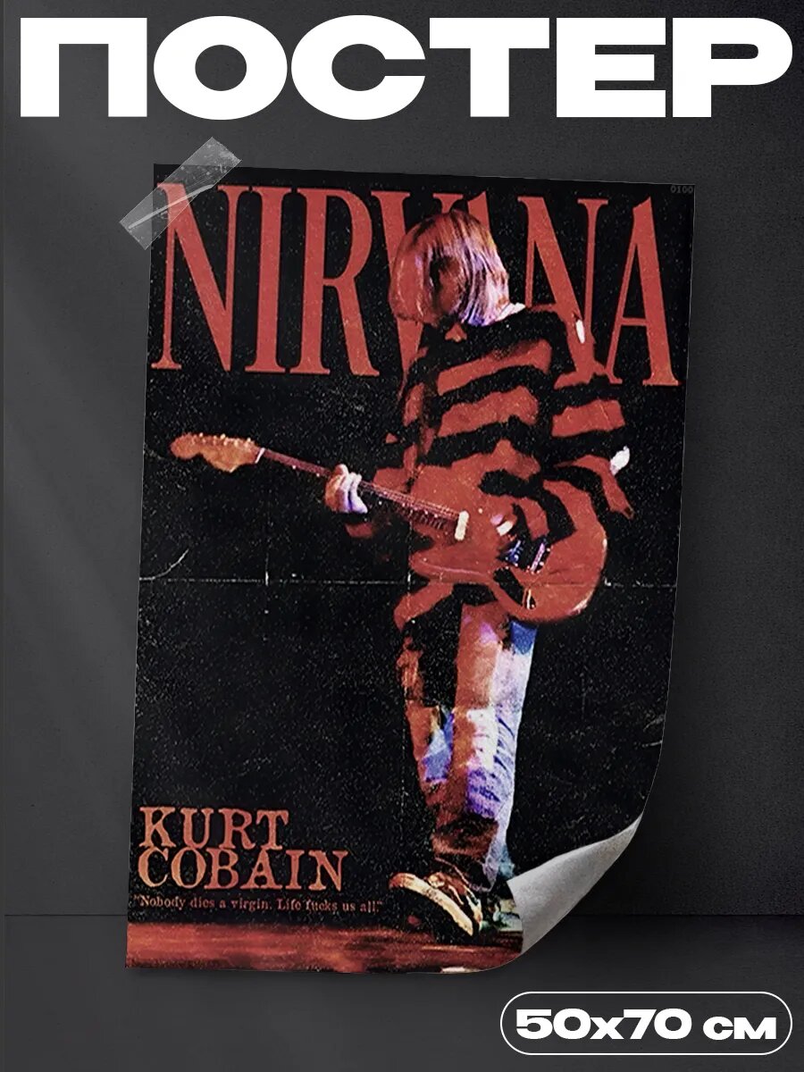 Постеры на стену интерьерные Nirvana