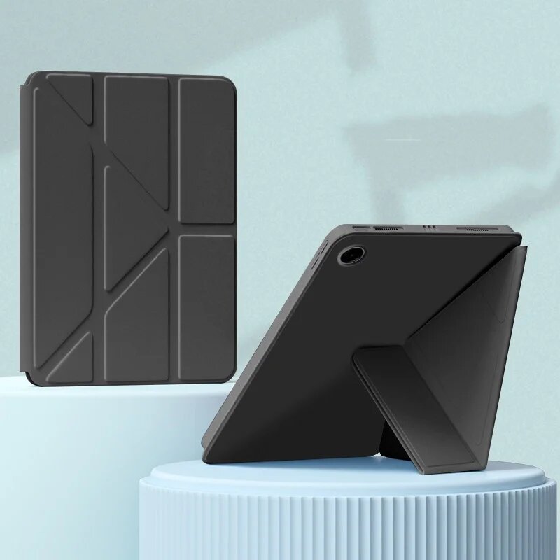 Складной силиконовый чехол для Xiaomi Redmi Pad 2 9.7" и POCO Pad Черный, For Redmi Pad 2 9.7, black