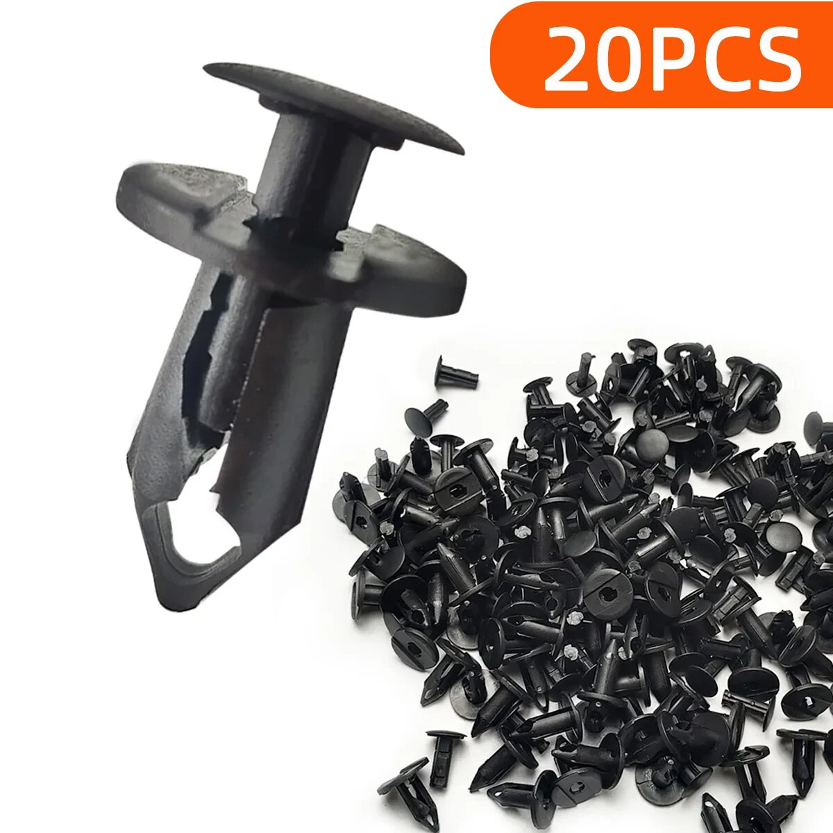 Клипсы пластиковые для автобампера 20PCS