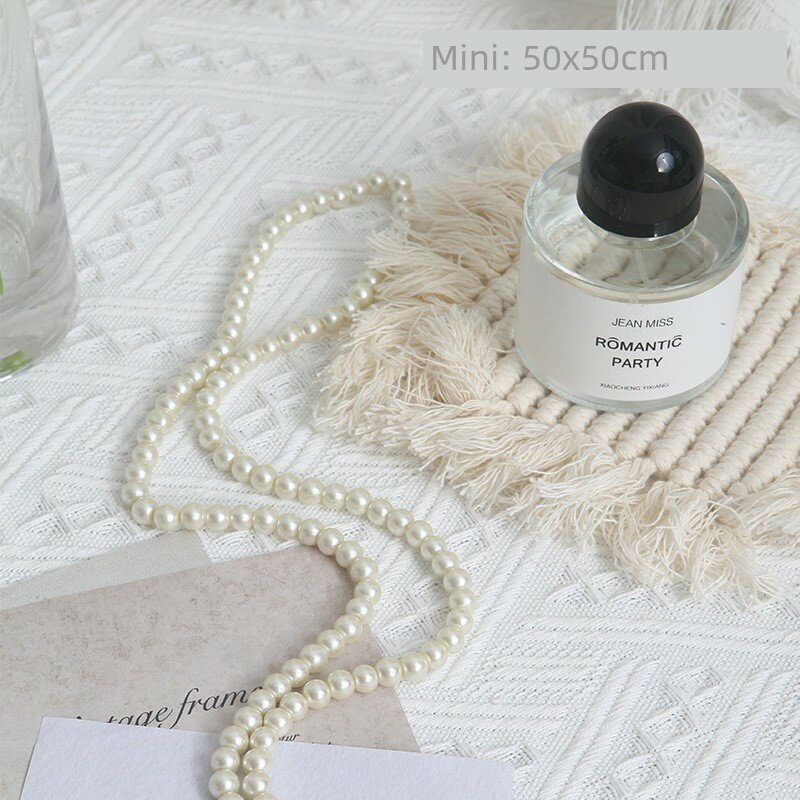 Мини-столешница с 3D-помпонами 50x50 см, реквизит для фотосъемки