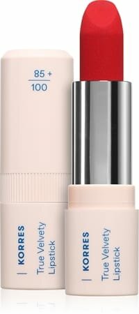 Губная помада Korres True Velvety Lipstick, ярко-красный, 3 г