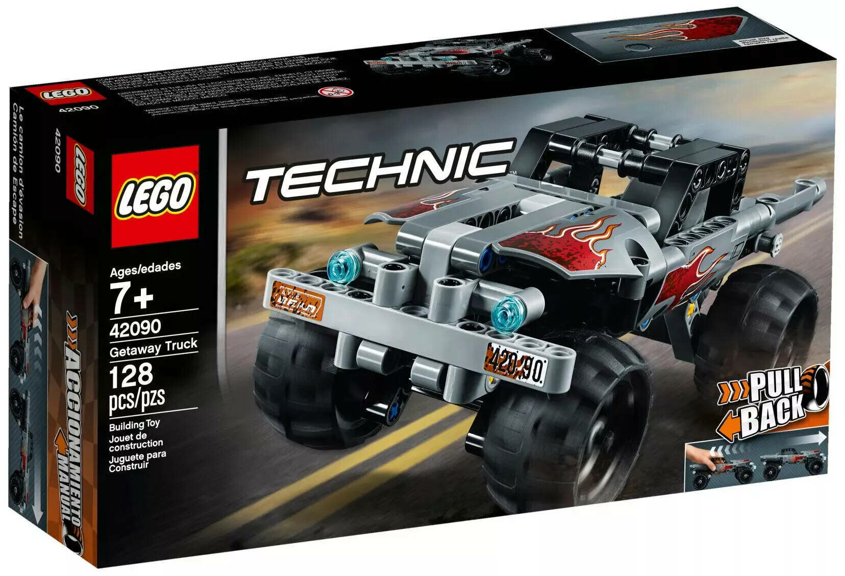 Конструктор LEGO Technic 42090 Машина для побега, 128 деталей, от 7 лет, 2019 год