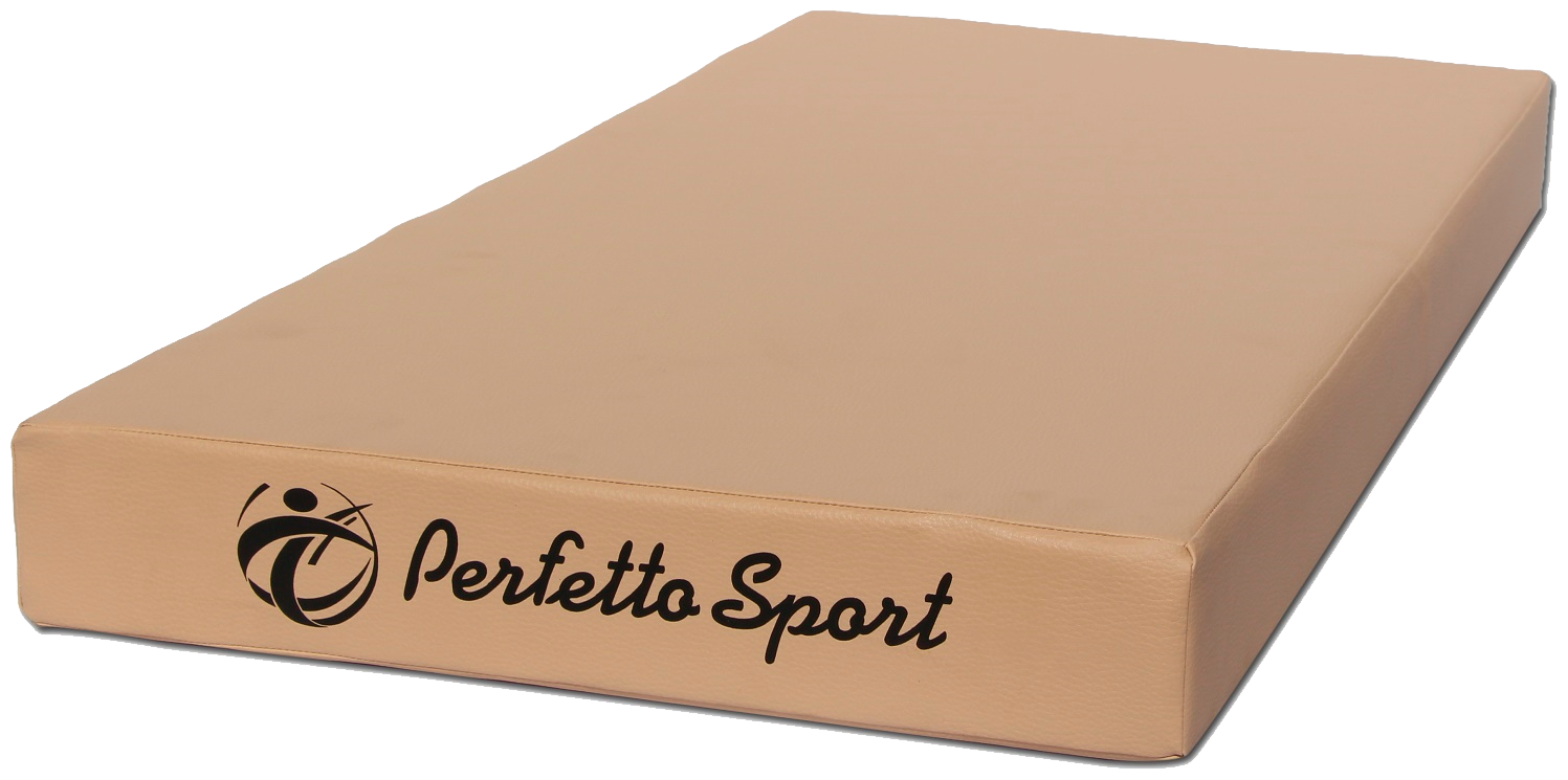 Мат гимнастический Perfetto sport Мат № 1 (100 х 50 х 10) " бежевый