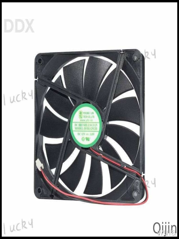 DFB132512H 13.5CM Новый вентилятор 135*135*25мм DC12V 3.0 Вт 2Pins Для YOUNGLIN