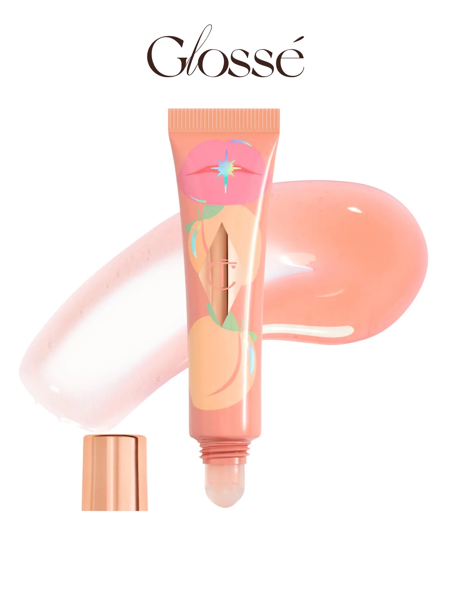 Charlotte Tilbury Масло для губ Unreal Lips Healthy Glow Nectar, оттенок Juicylicious Pure Peach, 14 мл.