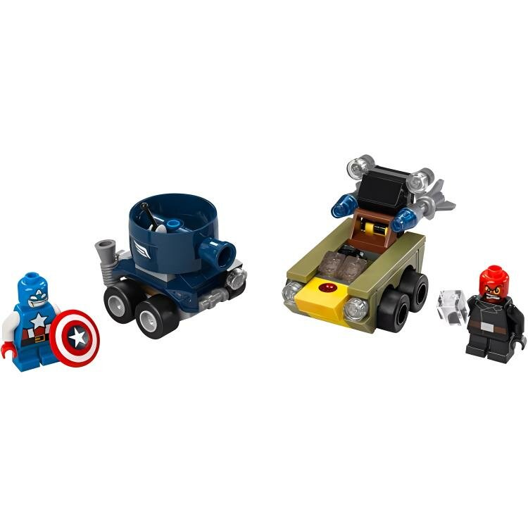 Конструктор LEGO Super Hero Collection Marvel, Captain America Vs. Red Skeleton, Bumper Car