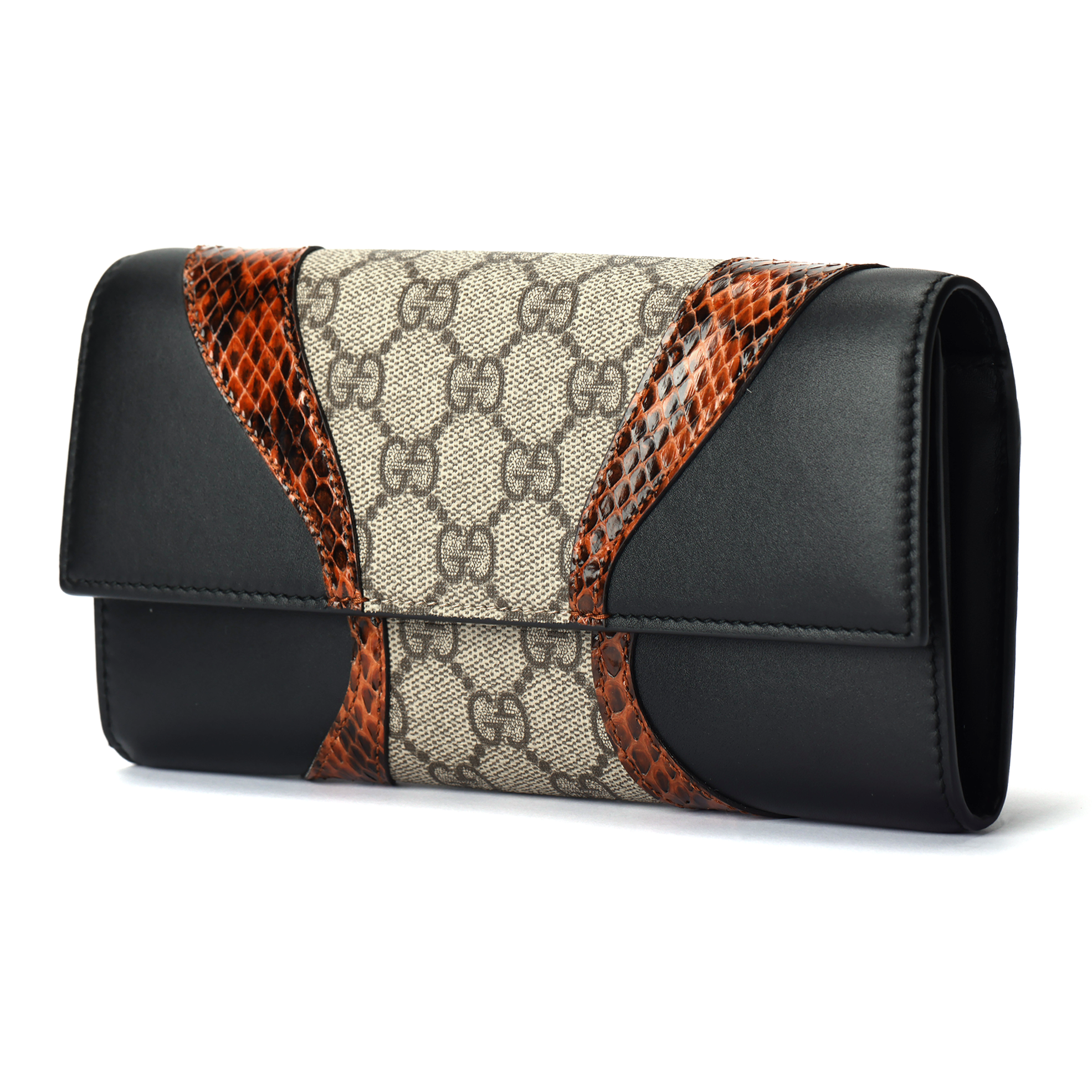 Бумажник GUCCI, черный — фото 1